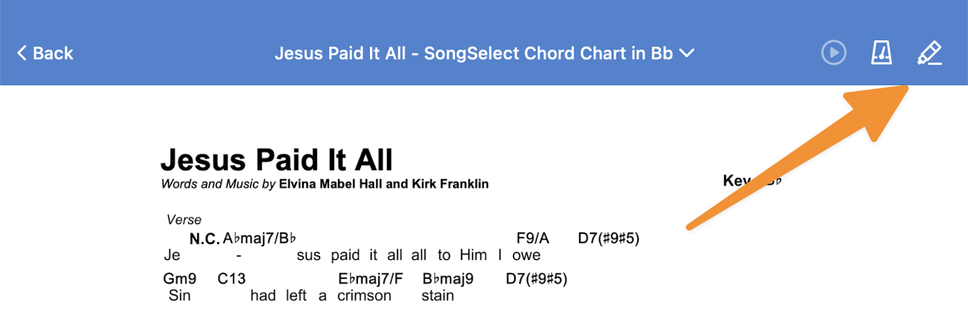 Access other annotations – Music Stand